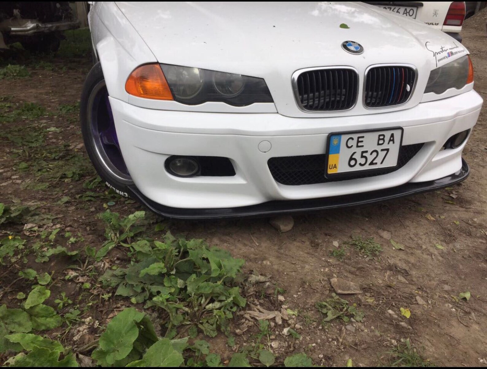 BMW E46 Splitter Front Bumper M3 Bumper Splitter Lip Spoiler Fit With ...