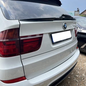 Bmw E70 X5 Lip Spoiler Rear Boot Trunk Wing Ducktail Abs Plastic ...