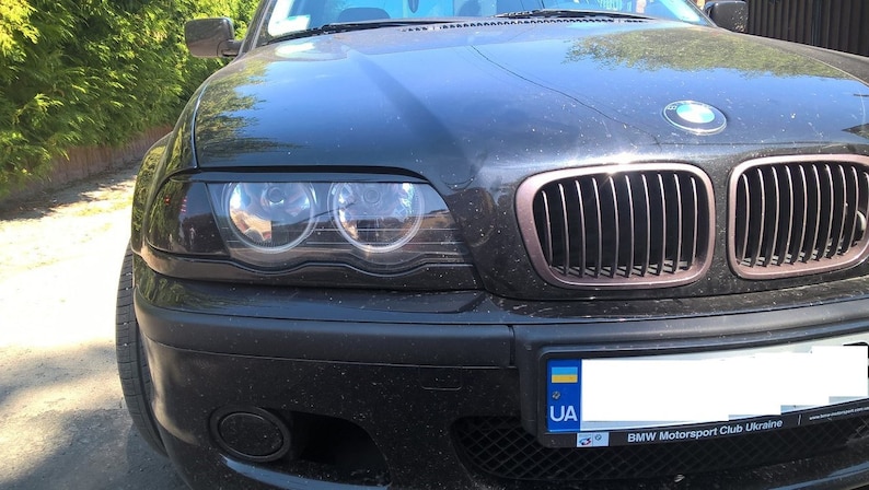 Bmw E46 HEADLIGHT Eye Lid Brows EYELIDS Eyebrows COVER 97-01 - Etsy