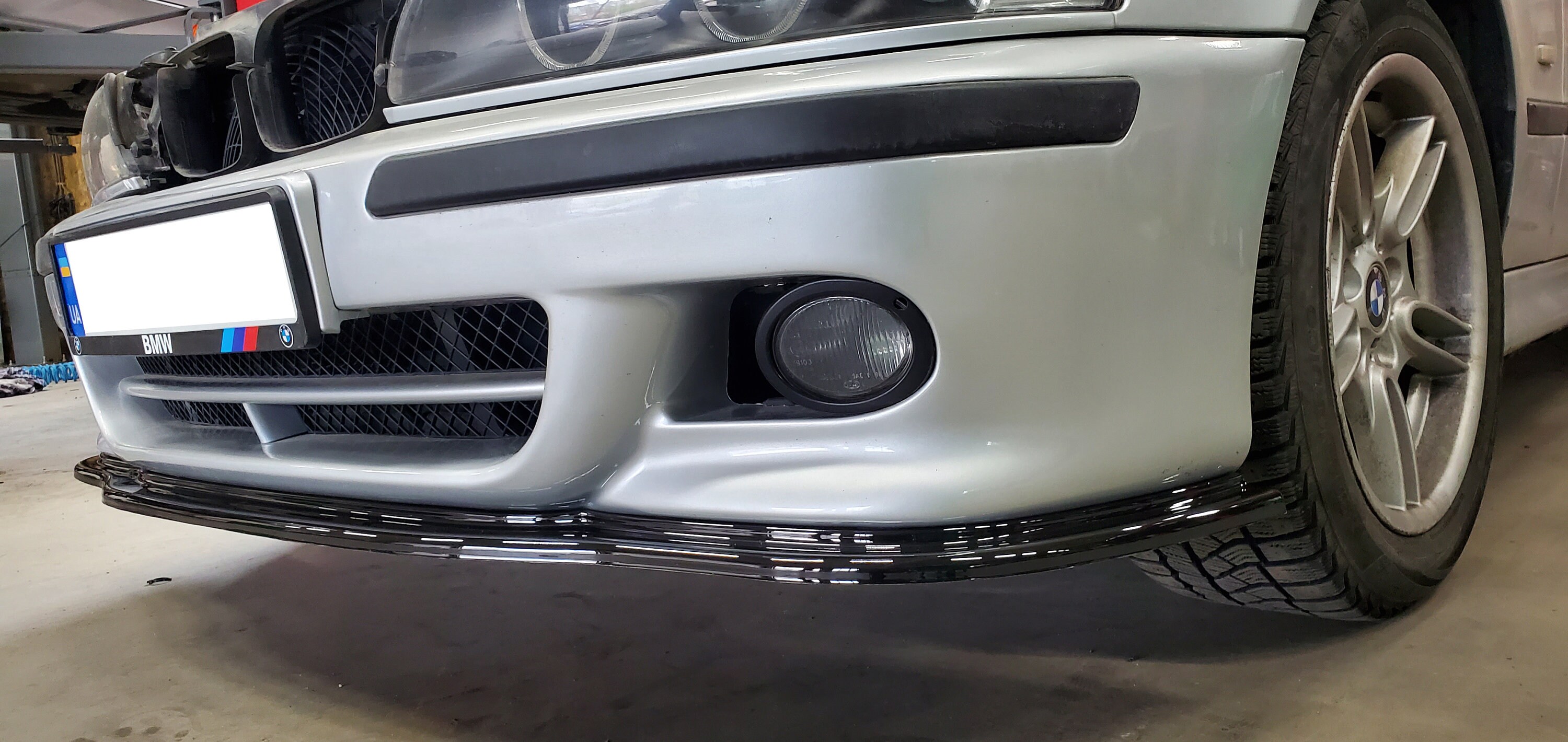 Bmw E39 Front Lip for M Bumper Splitter Lip Spoiler ABS PLASTIC GLOSS ...