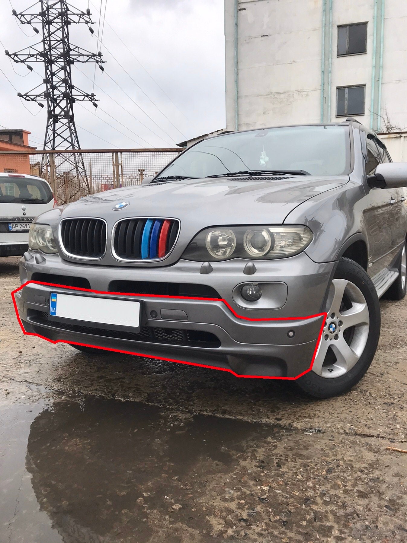 BMW X5 E53 Front 4.6is 4.8 is Splitter Lip Spoiler Bumped Pad 2004-2006 ...