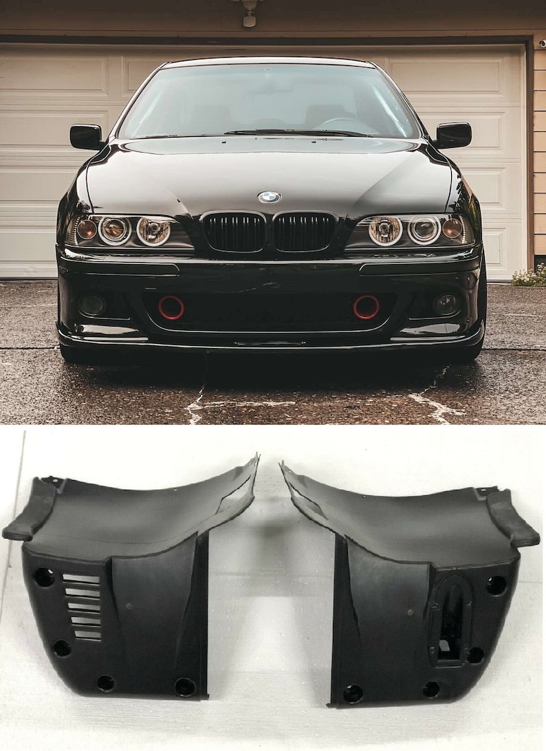 BMW E39 M5 LR FRONT M Bumper Splash Panel Liner Trim Fender ABS Plastic ...