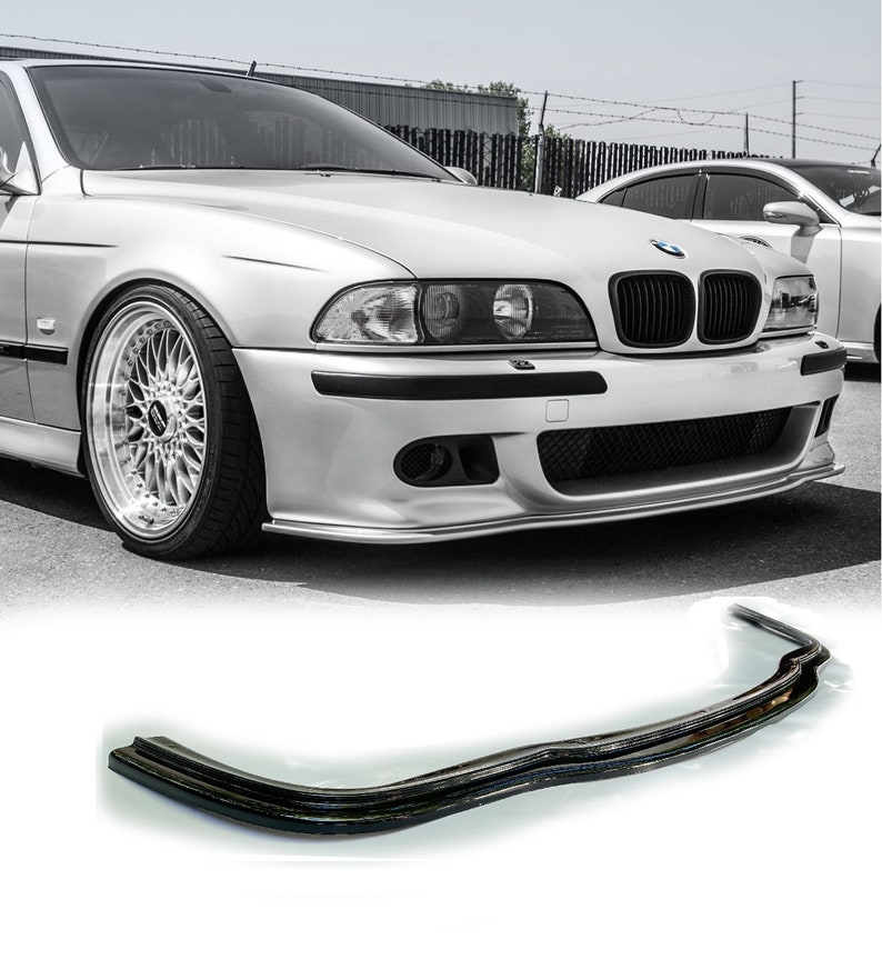 Bmw E39 Front Lip for M Bumper Splitter Lip Spoiler ABS PLASTIC - GLOSS ...