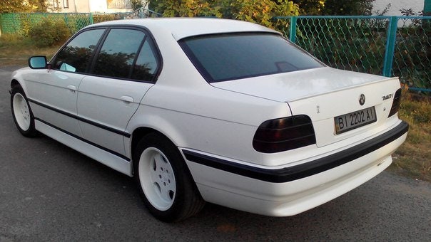 Bmw E38 Spoiler Sedan Rear Spoiler Lip Splitter for All Bmw E38 Sedan ...