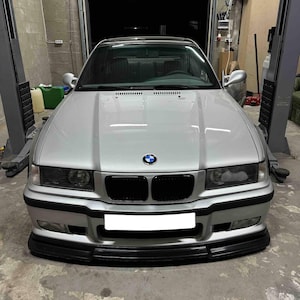 Bmw E36 GT Style Front Lip Spoiler M3 Bumper Splitter Abs Plastic ...