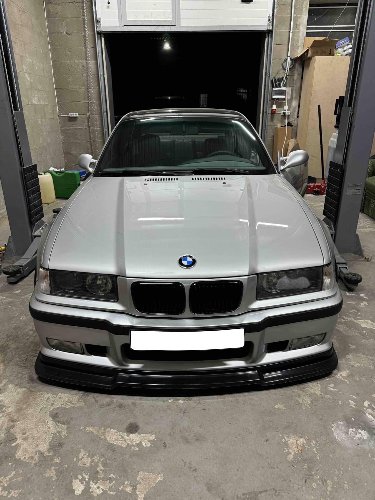 Bmw E36 GT Style Front Lip Spoiler M3 Bumper Splitter Abs Plastic ...