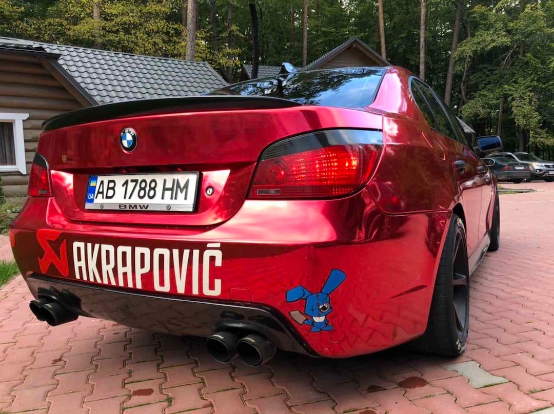 Bmw E60 Trunk Spoiler Rear Lip Spoiler - Etsy