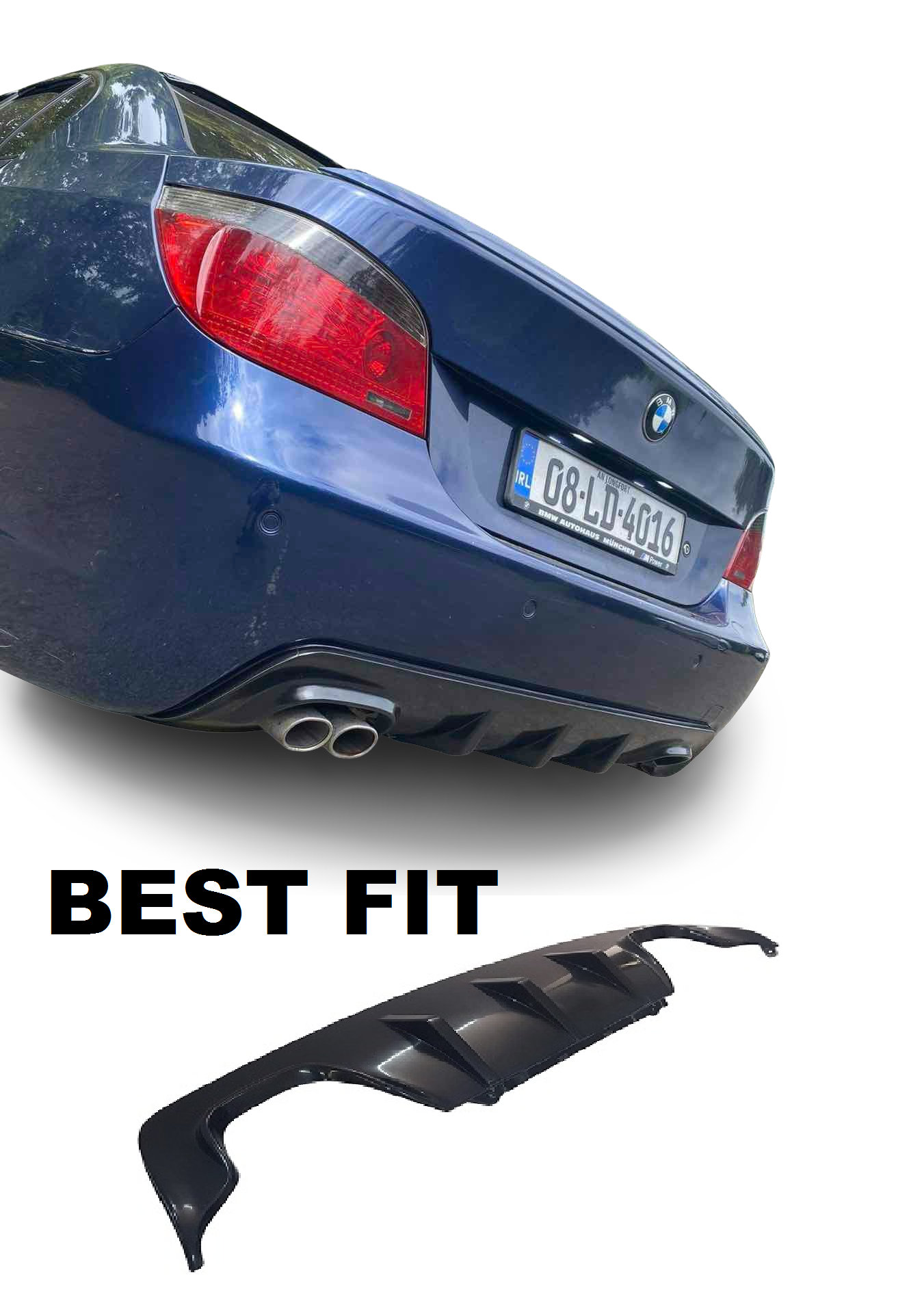 BMW E60 Rear Bumper Diffuser Lip Splitter M5 LIP Spoiler - Etsy