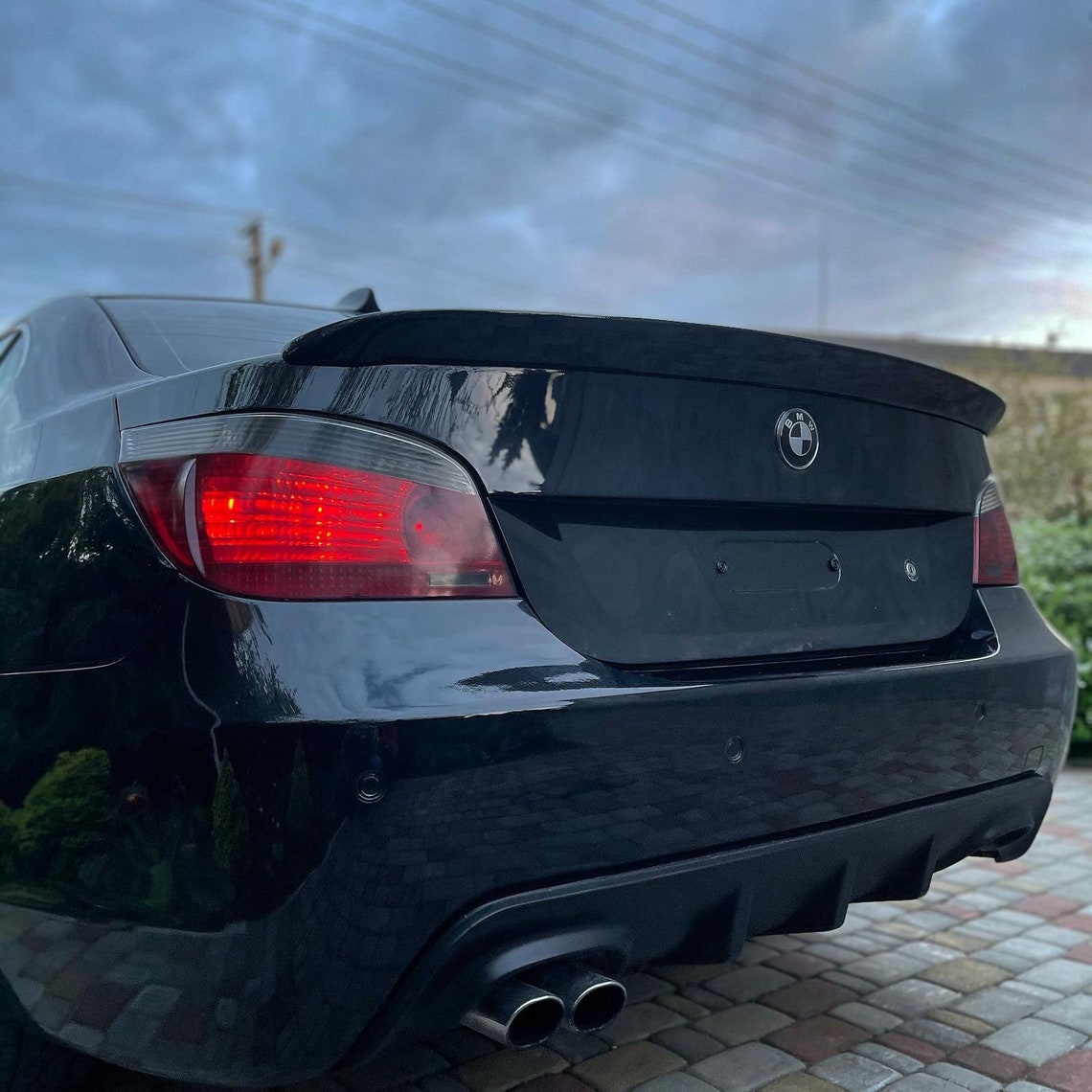 BMW E60 Rear Bumper Diffuser Lip Splitter M5 LIP Spoiler - Etsy