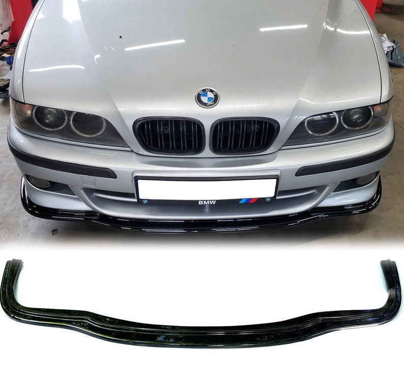 Bmw E39 Front Lip for M Bumper Splitter Lip Spoiler ABS PLASTIC GLOSS ...