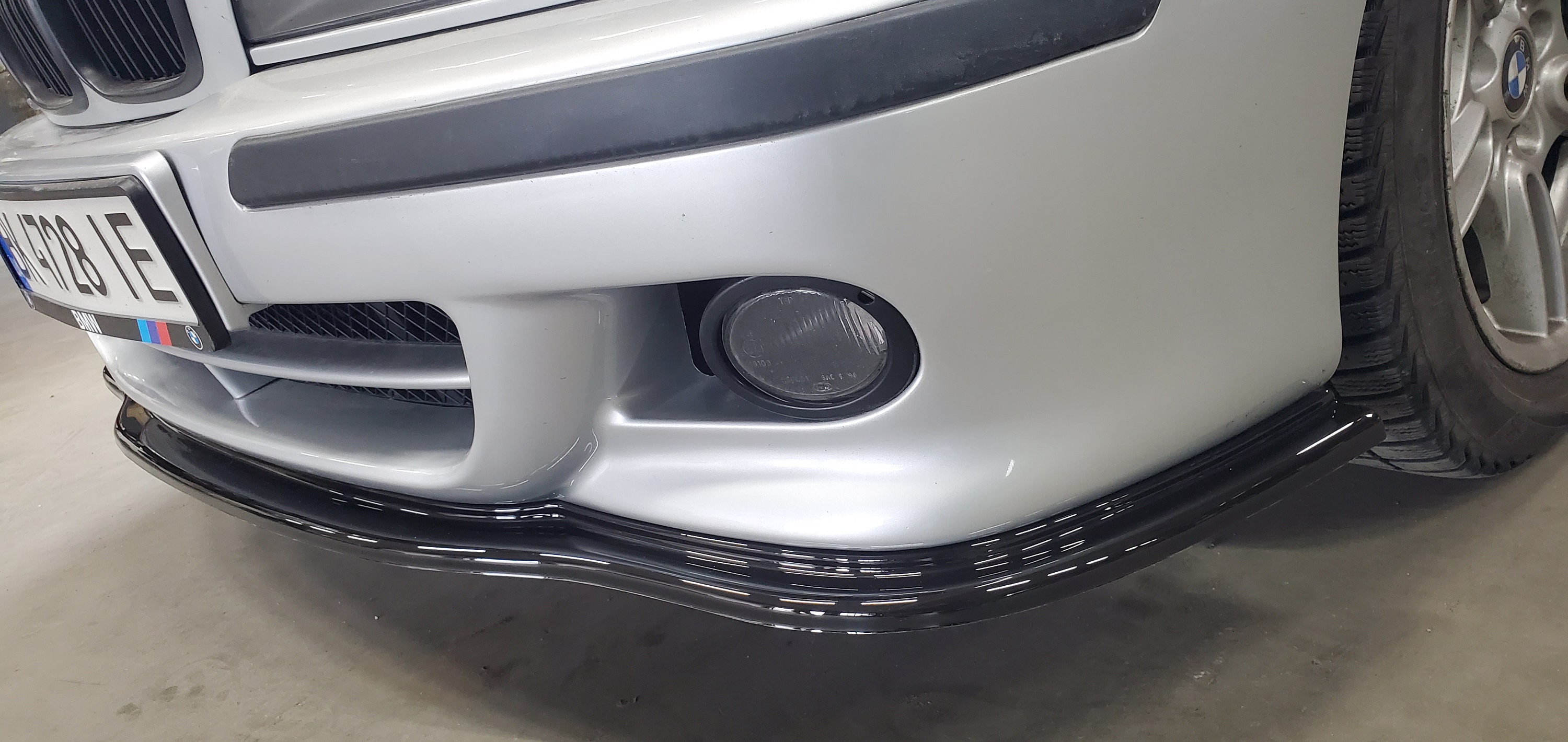 Bmw E39 Front Lip for M Bumper Splitter Lip Spoiler ABS PLASTIC GLOSS ...