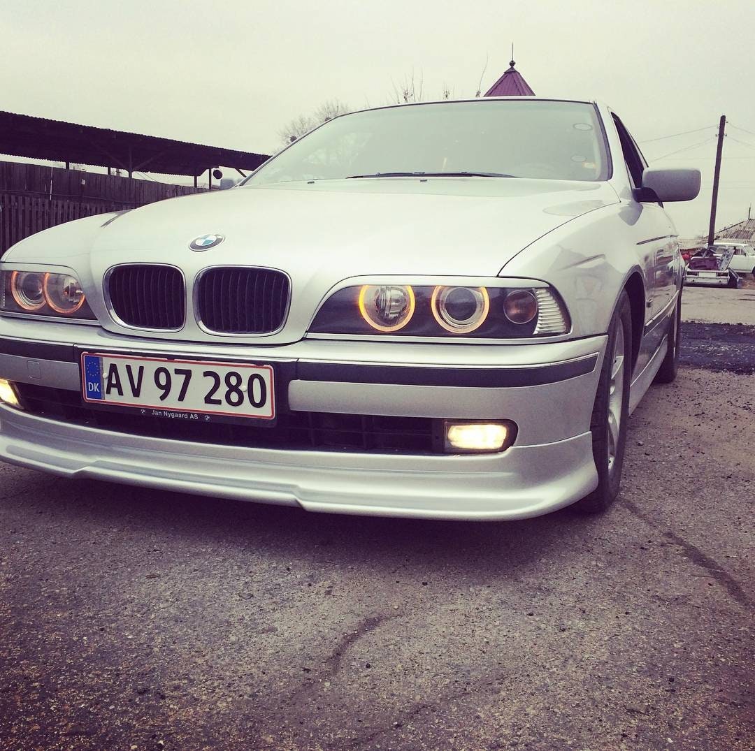 Bmw E39 Front Lip Tuning Front Bumper Apron Full Splitter Lip Spoiler ...