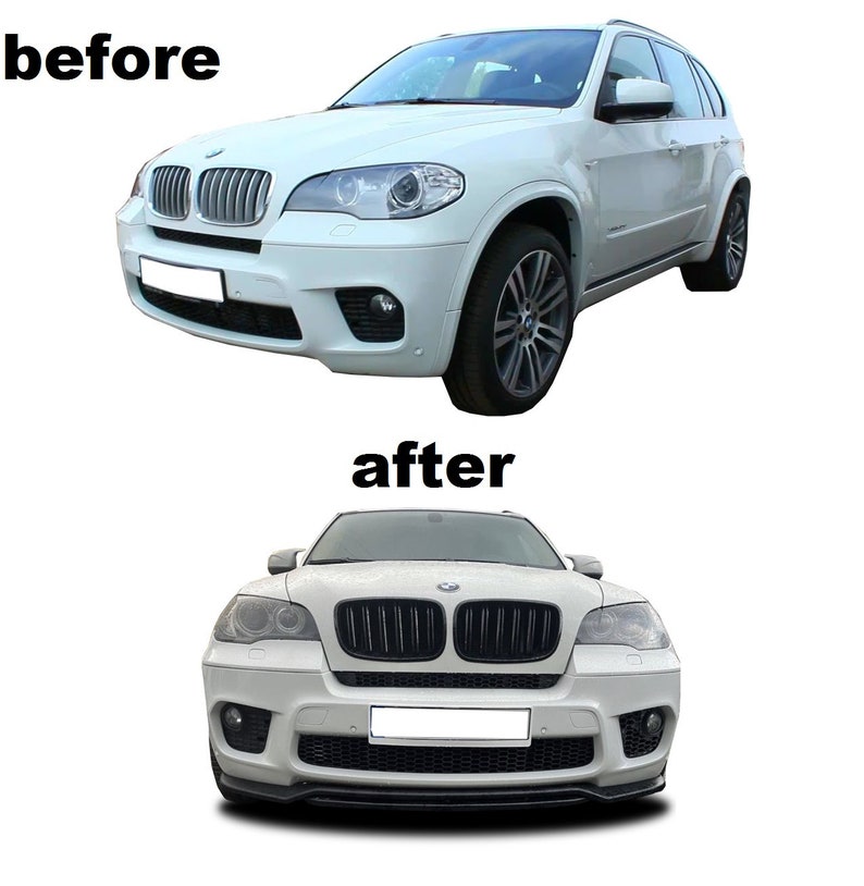 BMW X5 E70 Front Lip Bumper Lip Spoiler for MSPORT Bumpers for 11-13 ...