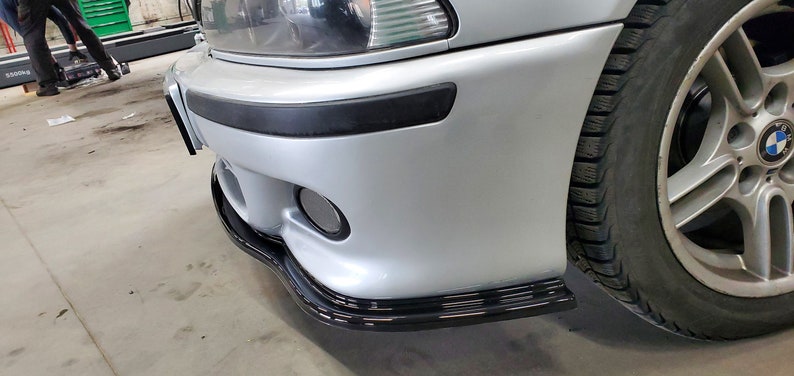 Bmw E39 Front Lip for M Bumper Splitter Lip Spoiler ABS PLASTIC GLOSS ...