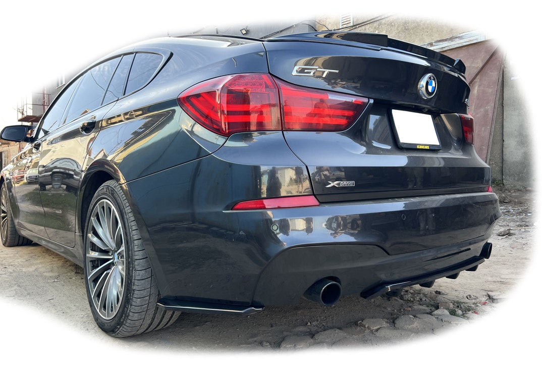 Bmw F07 GT Rear Bumper Diffuser + Sides Panels Set for M-tech Msport ...