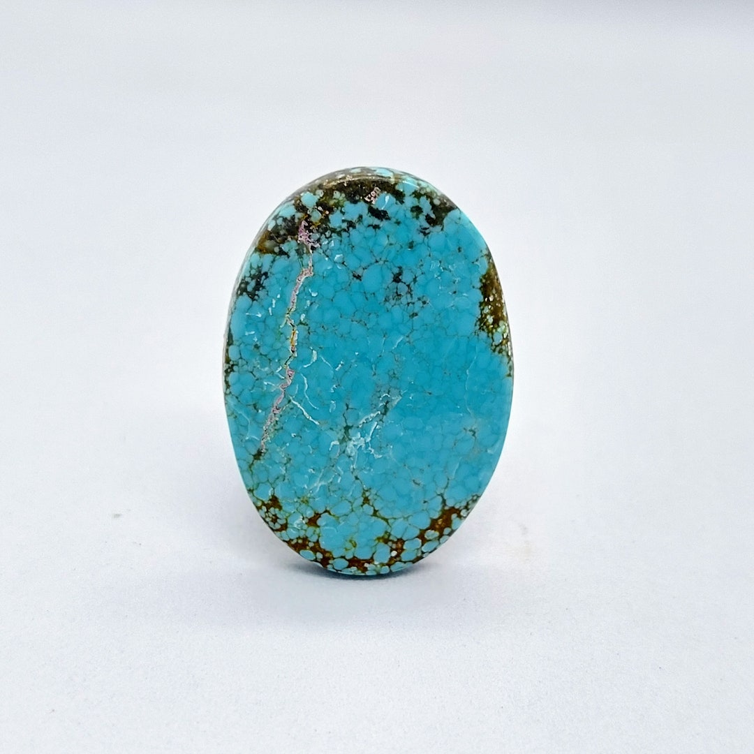 Natural Number Eight Turquoise, Number 8 Turquoise Cabochon, 18.90 Cts ...