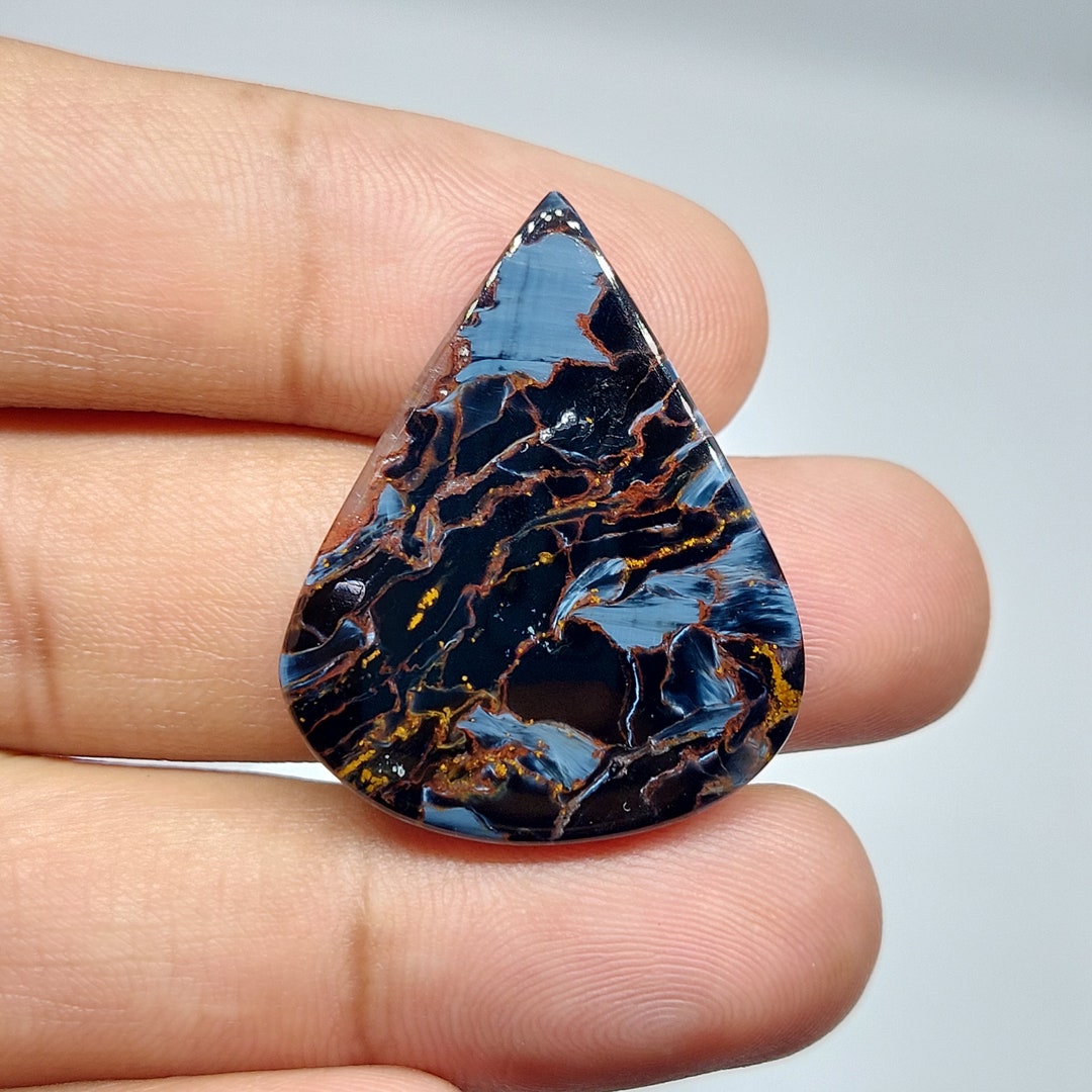 Namibian Pietersite Cabochon, Pietersite Gemstone, Pear Shape ...