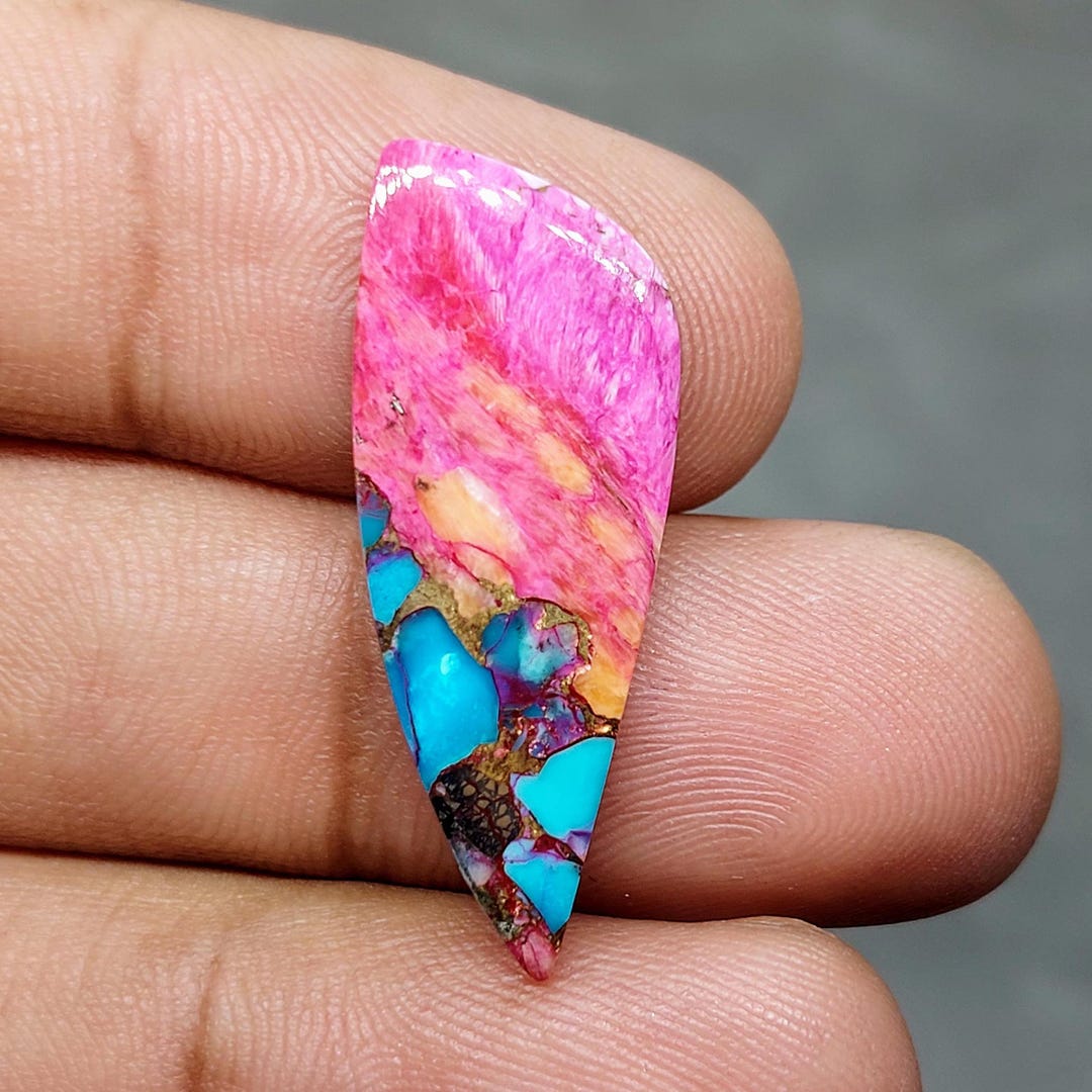Pink Spiny Oyster Turquoise, Fancy Shape Arizona Pink Spiny Oyster ...