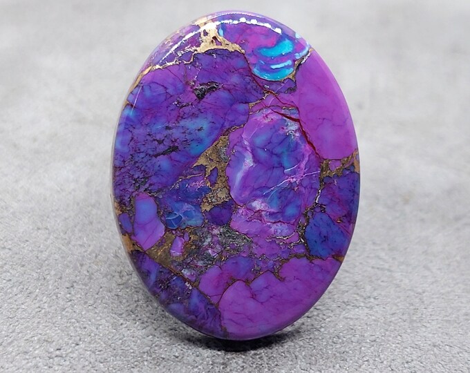 American Purple Mohave Copper Turquoise, Oval Shape Purple Mohave ...