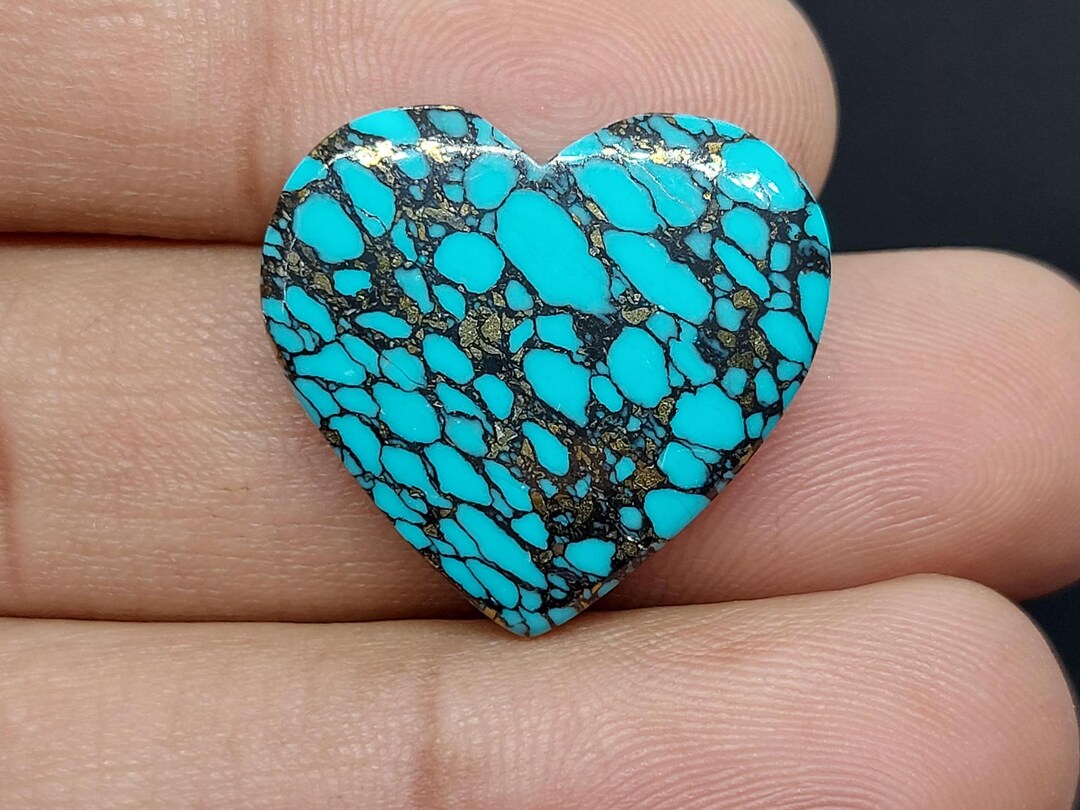 Blue Copper Mohave Turquoise, Blue Mohave Turquoise[ 21.40 Cts & 23 X ...