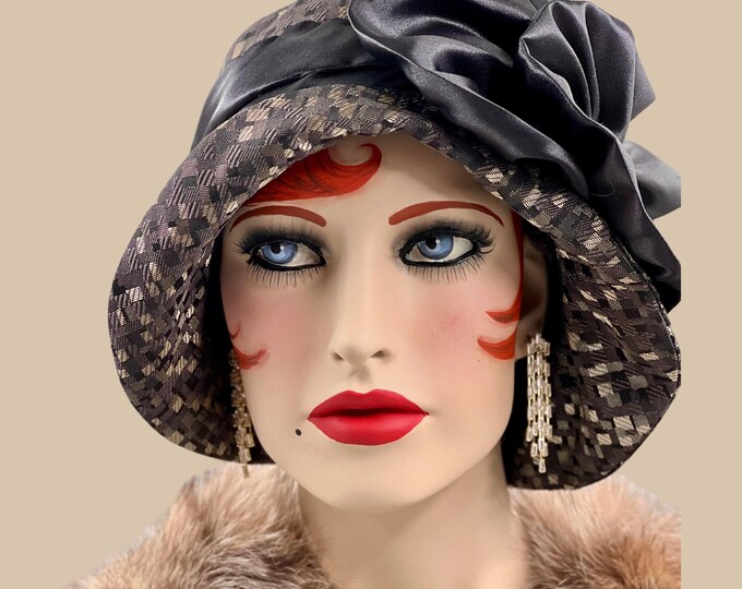 Gatsby Era Glamour: 1920's Cloche Hat , Weddings,church, Vintagepattern ...