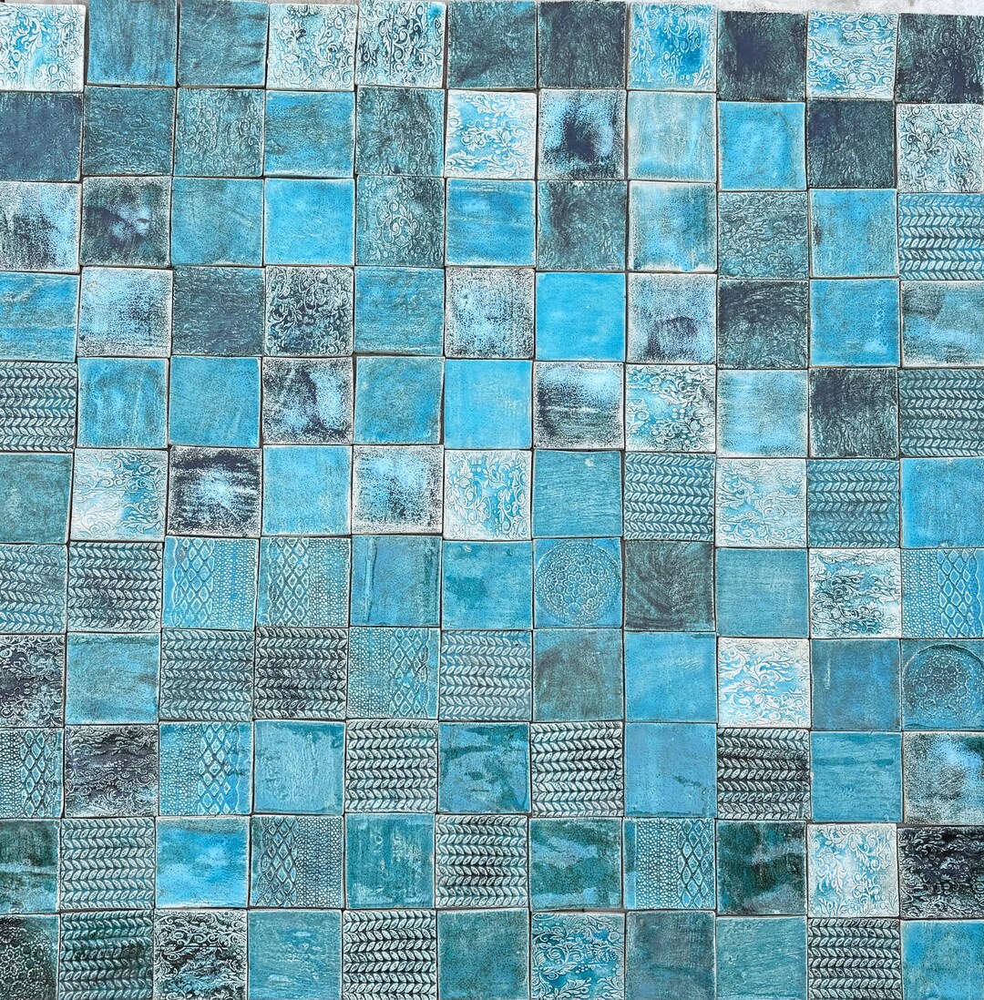 Square Orient I Tiles - Etsy