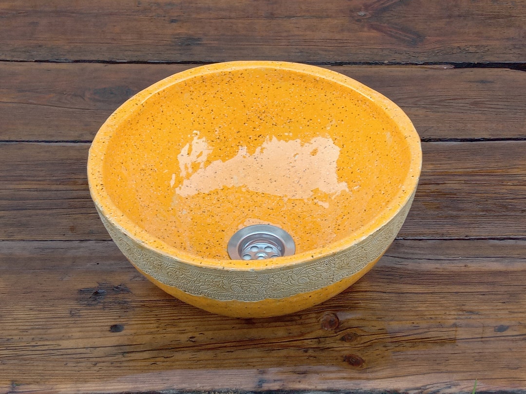 Small Ceramic Countertop Bathroom Sink, Mini Bathroom Sink - Etsy