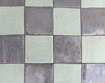 Tile Set secret Garden IV' , Handmade Ceramic Tiles, Hand-painted Tiles ...