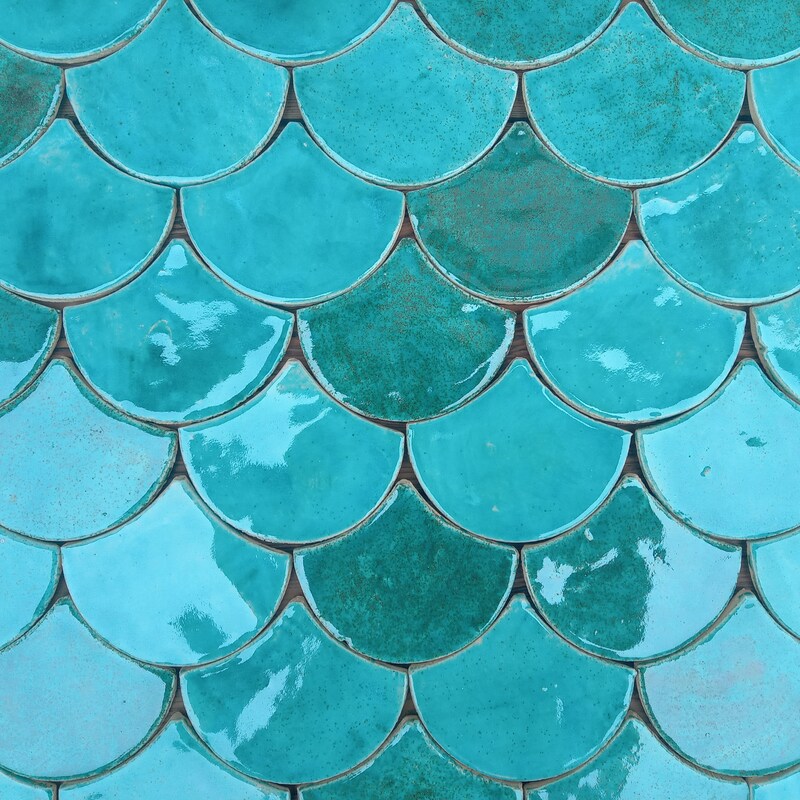 Turquoise Tiles - Etsy