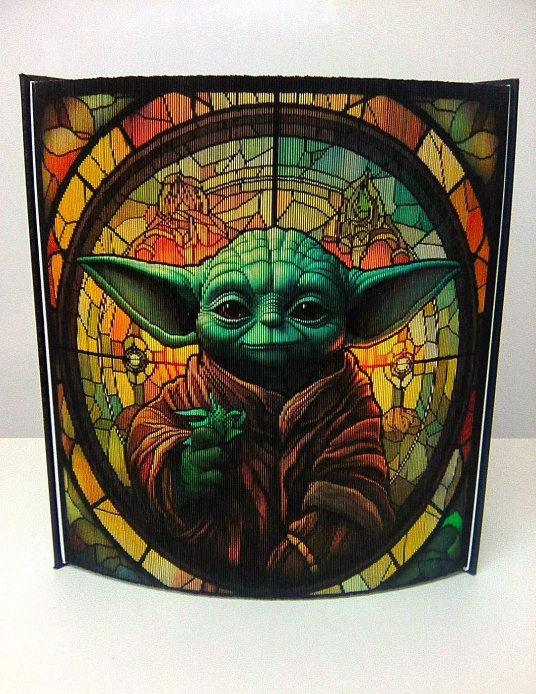 Baby Yoda 15 Photo Strip Pattern, Fore-edge Book Art, Birthday, Thank ...