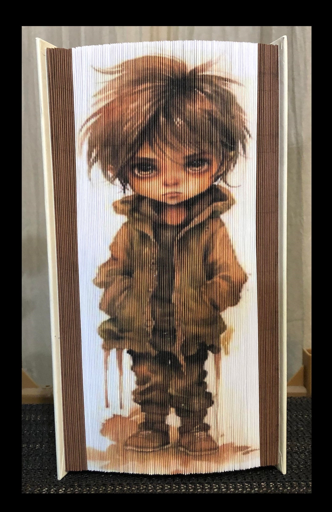 Tomboy Girl TB8 Narrow Photo Strip Pattern Fore-edge Book - Etsy