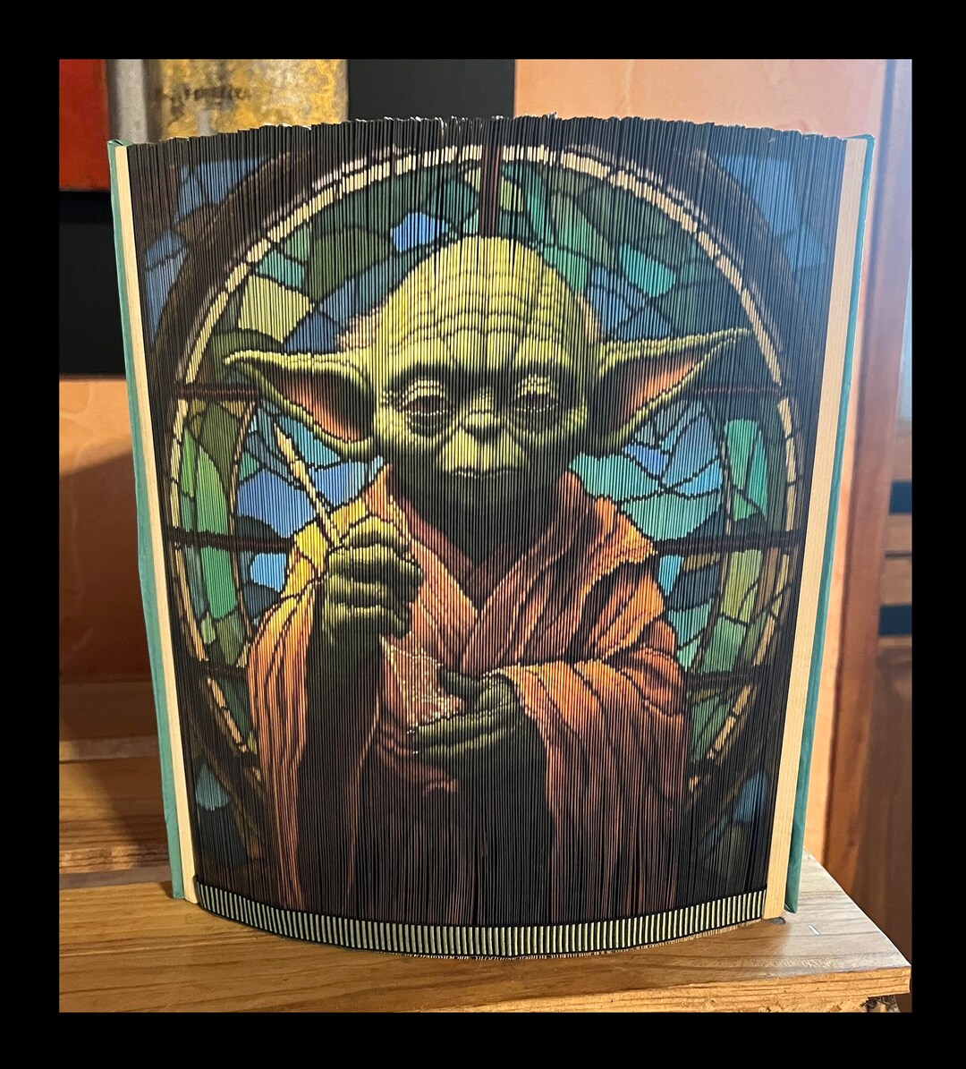 Yoda 514 Photo Strip Pattern, Fore-edge Book Art, Birthday ...