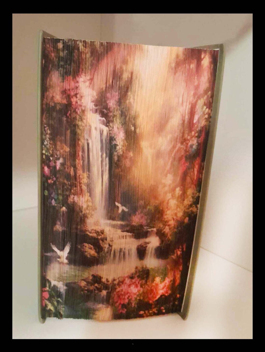 Hidden Paradise 1 Watercolour Photo Strip Pattern, Fore-edge Book Art ...