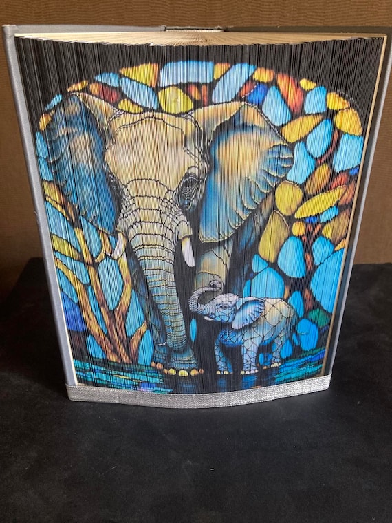 Baby Elephant Stained Glass Pattern