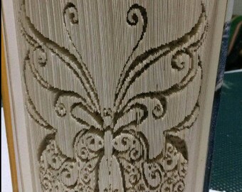 Butterfly Book Folding PATTERN MMF Instructions FREE Paw - Etsy