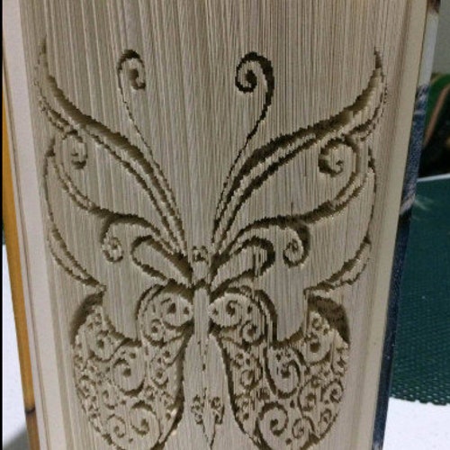 Butterfly BOOK FOLDING PATTERN Instructions Book Fold - Etsy