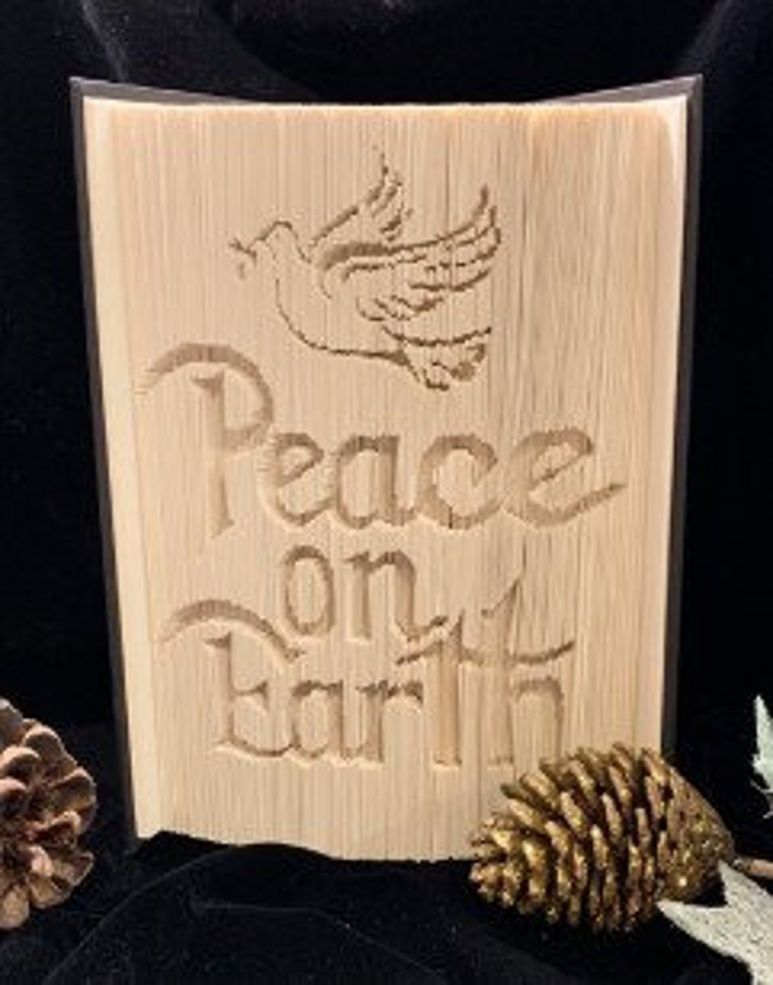 Peace on Earth With Dove Pattern - Etsy
