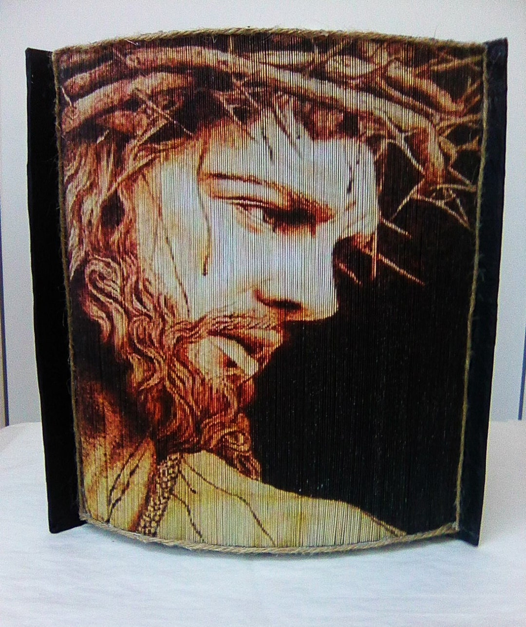 Christ Jesus With Thorns Photo Strip Art Pattern, Crucifixion, Son of ...