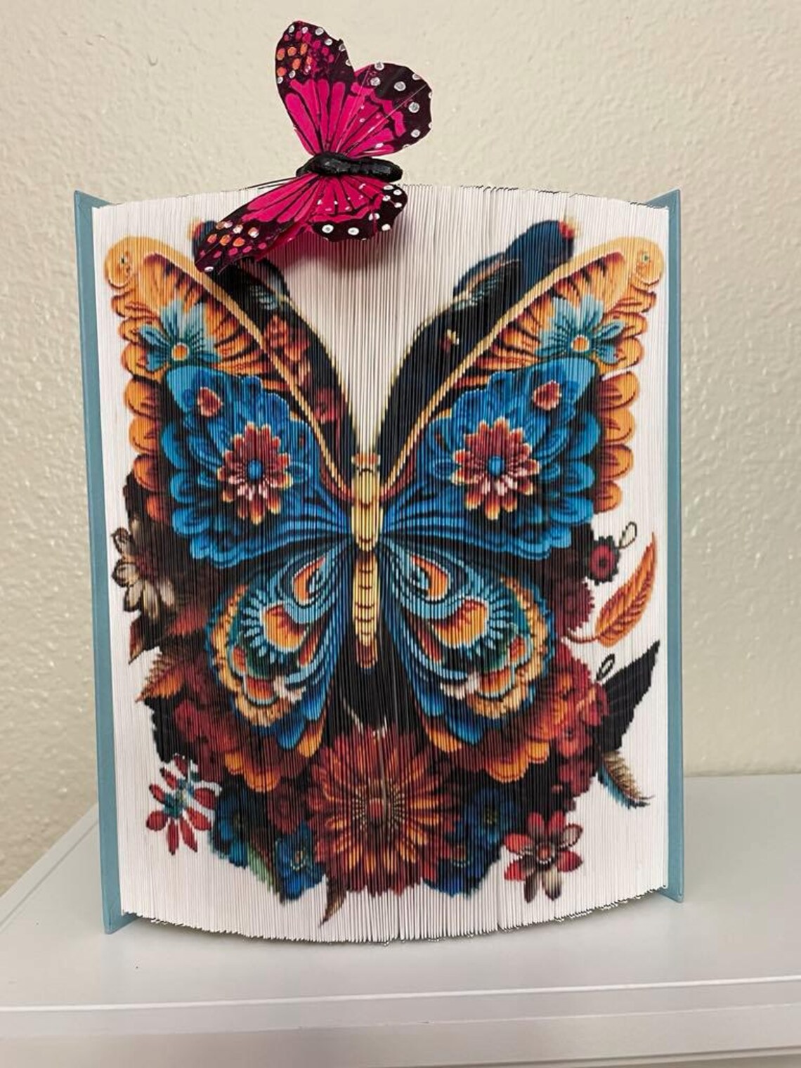 3D Butterfly PNG Photo Strip Pattern, Fore-edge Book Art, Butterflies ...