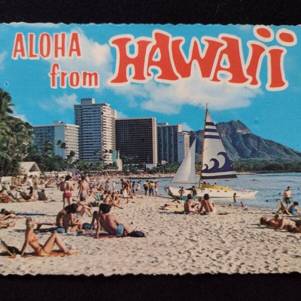 Hawaii Postcard - Etsy