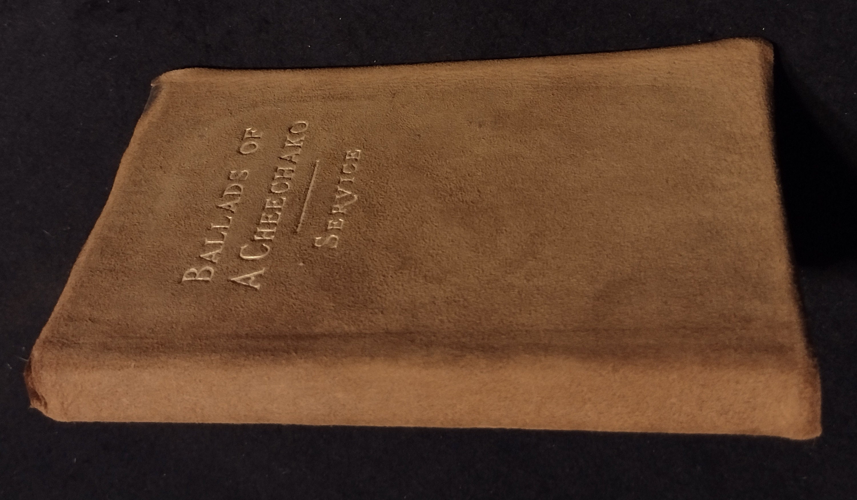 BALLADS of a CHEECHAKO by Robert W. Service : Suedebound Antique Book ...