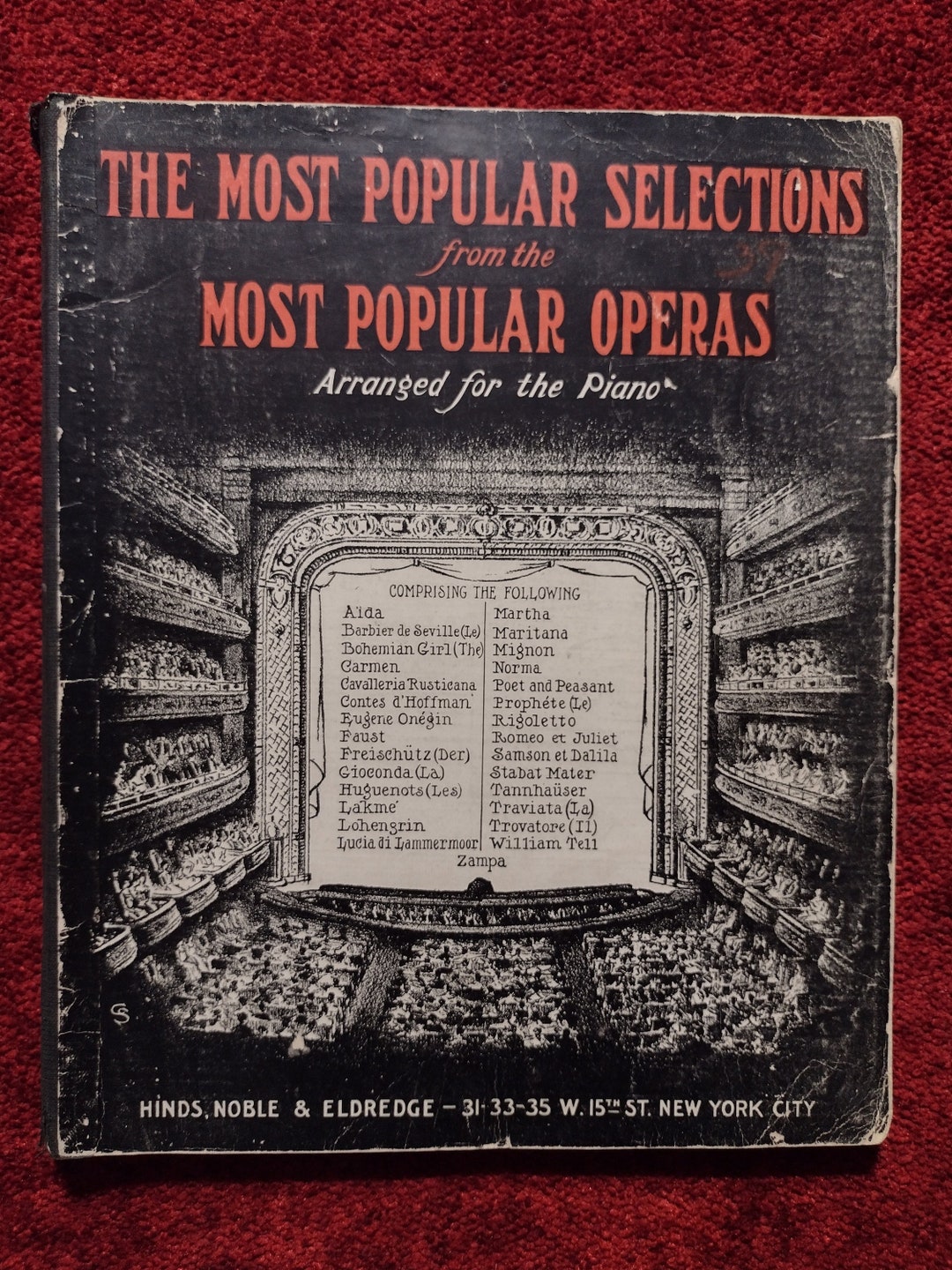 ANTIQUE ARIAS the Most Popular Selections From the Most Popular Operas ...
