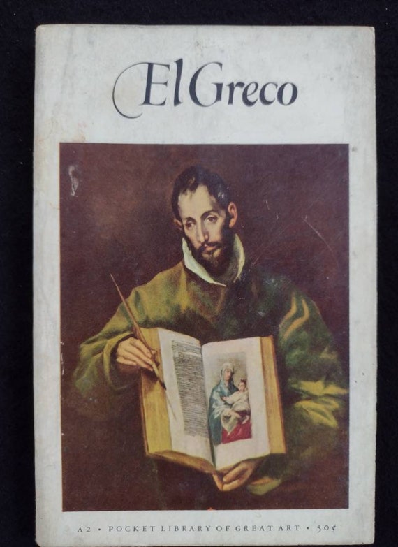 El Greco : Old Vintage Art Book Beautiful Color Images. Fold - Etsy