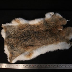 5 Different Color of Beautiful Soft RABBIT SKIN FUR Genuine Rabbit Fur ...