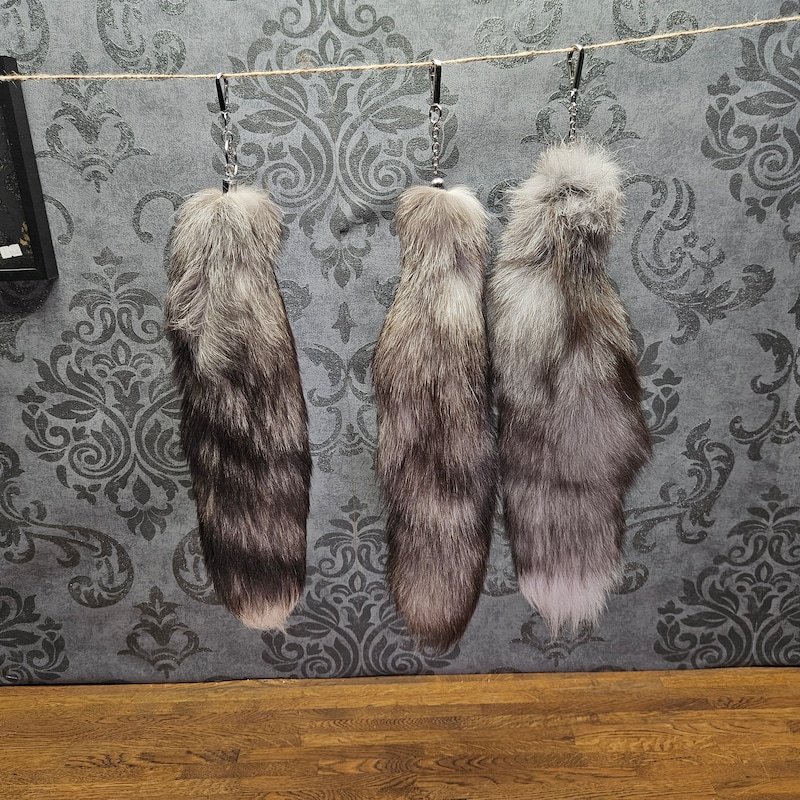 Fox Tail Keychain - Etsy