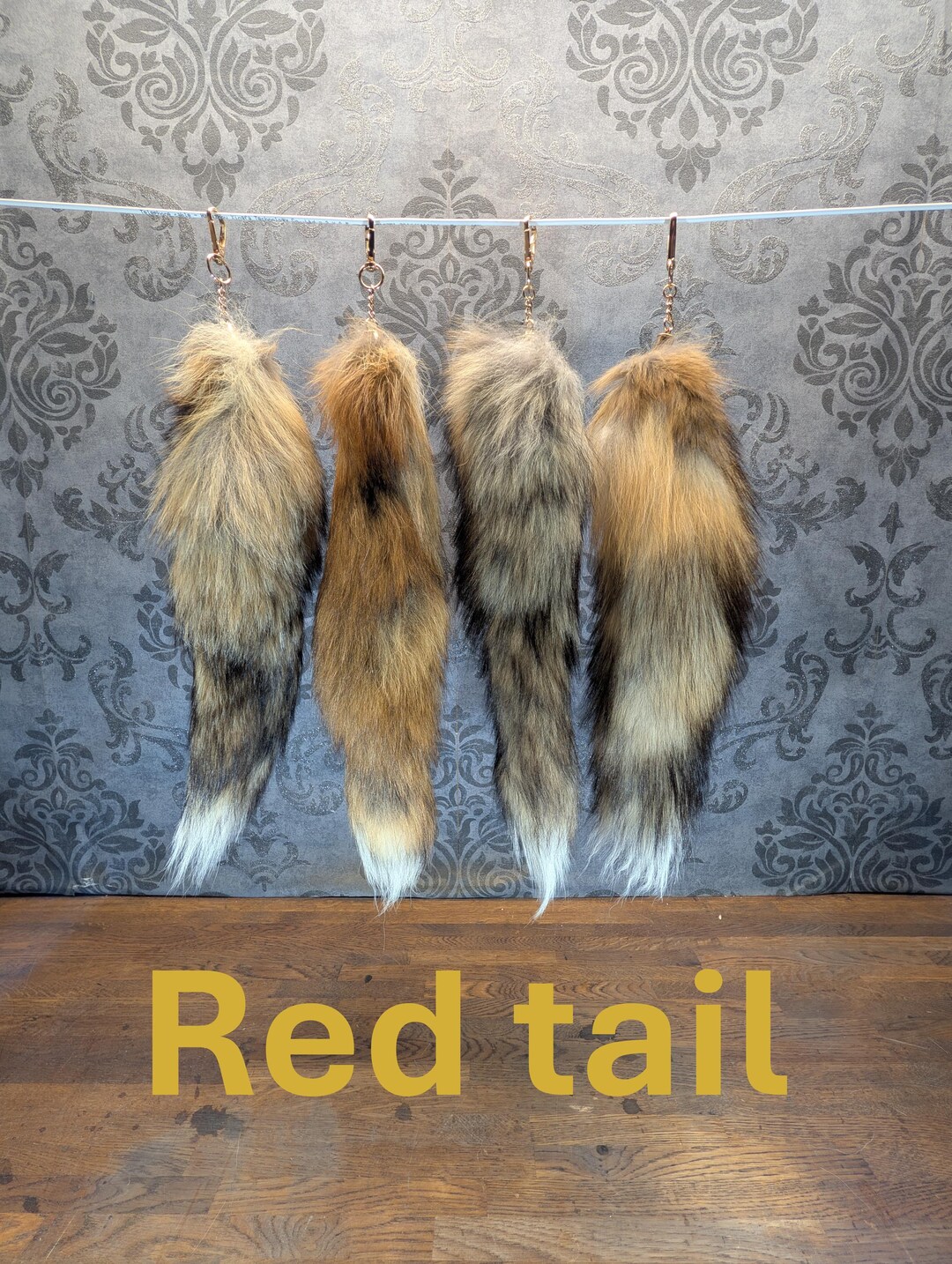 Fox Tail Keychain – Soft Clip-on Cosplay Tail, Bag Charm, Costume ...