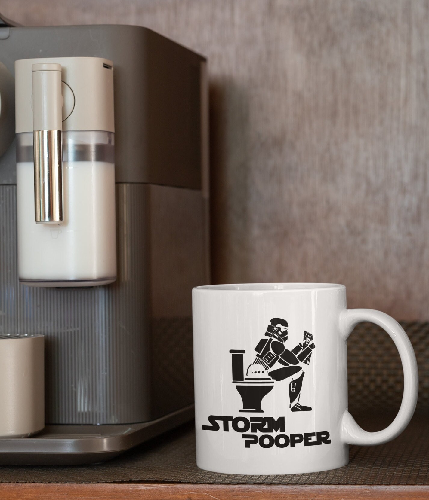 Storm Pooper Star Wars Parody Funny Coffee Mug and Coaster Set - Etsy
