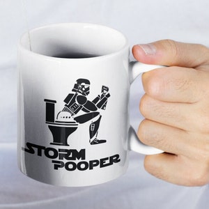 Storm Pooper Star Wars Parody Funny Coffee Mug and Coaster Set Gift - Etsy