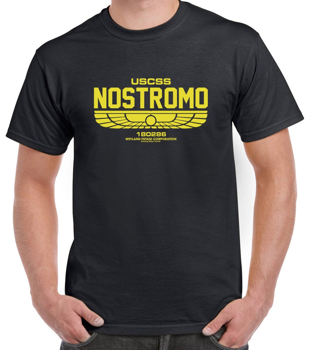 Alien T-shirt Nostromo 180286 USCSS Weyland-yutani Film Movie - Etsy