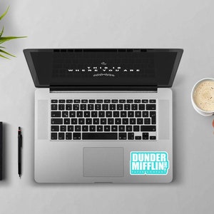 Dunder Mifflin Paper Company Vinyl Sticker. the Office Laptop Sticker ...